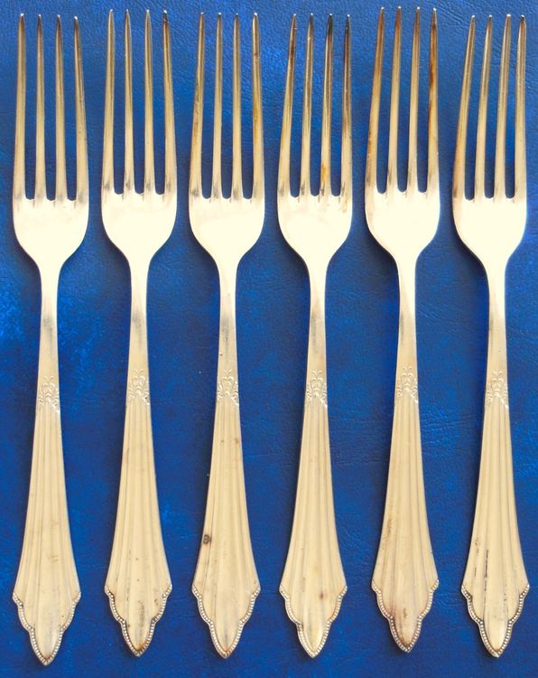 original 6 WMF Fächer Silberbesteck Frühstückgabeln (Gebraucht) in Lohn-Ammannsegg für CHF 30 ...