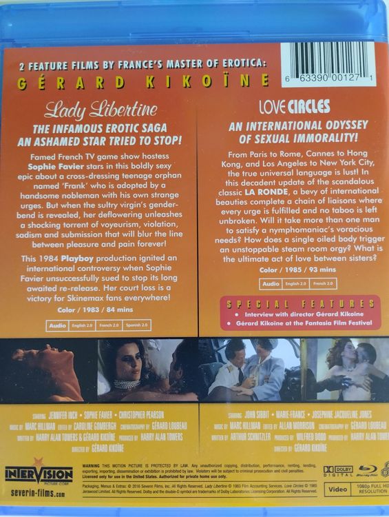 LADY LIBERTINE+LOVE CIRCLES BLU-RAY CODE A | Kaufen auf Ricardo