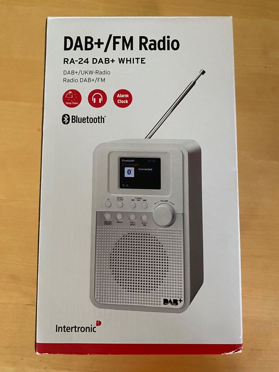 Intertronic Radio RA-24 DAB+ Weiss - Neuwertig! (Gebraucht) in ...