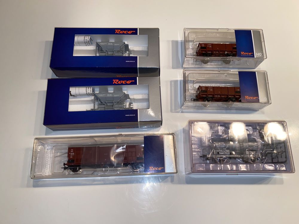 Roco 6 Güterwagen FS neu (Neu (gemäss Beschreibung)) in Spiez für CHF ...