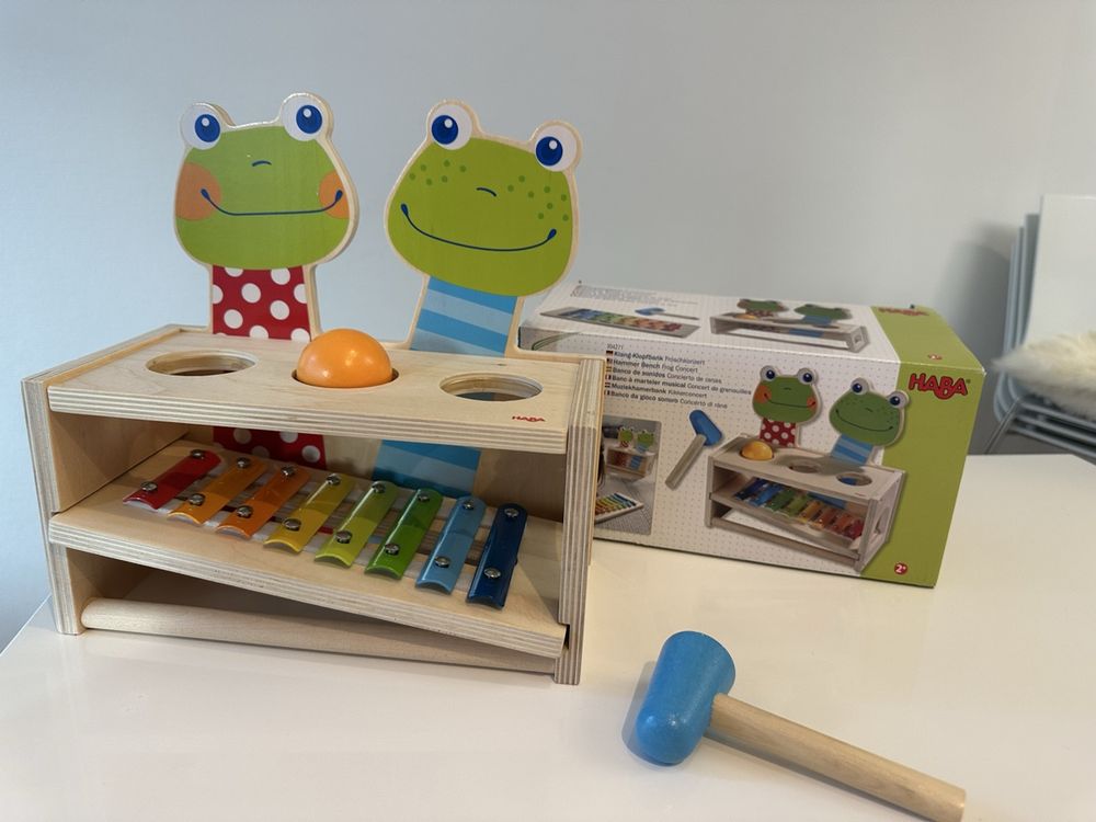 Klang Klopfbank / Hämmerspiel von Haba, top Zustand (Neu (gemäss ...