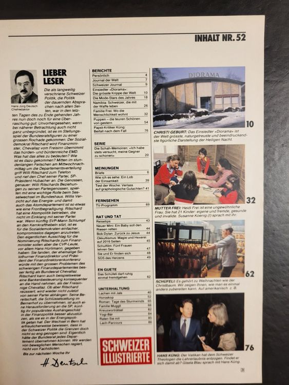 Schweizer Illustrierte 1979 (Gebraucht) in wila für CHF 9.9 – mit ...