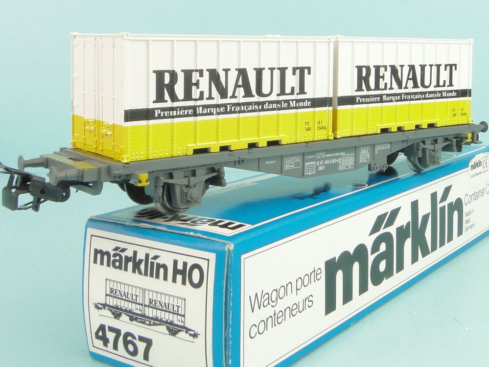 Märklin 4767 Containerwagen Renault (Neu (gemäss Beschreibung)) in ...