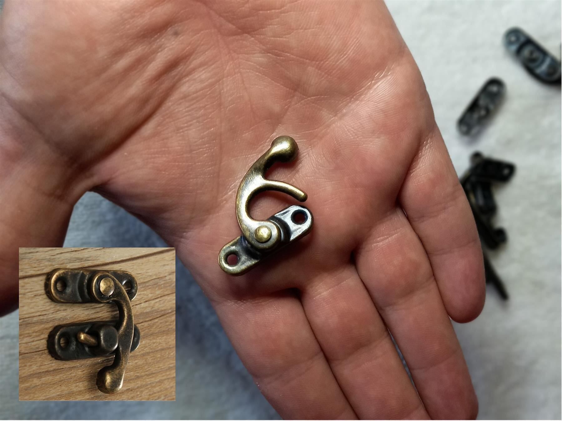 30x Hakenschloss Riegel Kästchenmörser - Serrure à crochet (Neu und originalverpackt) in ...