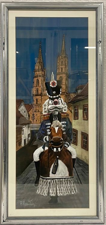 Sehr Interessante Fasnacht Gemälde Signiert F.Hermann (Gebraucht) in Root für CHF 10 – mit ...