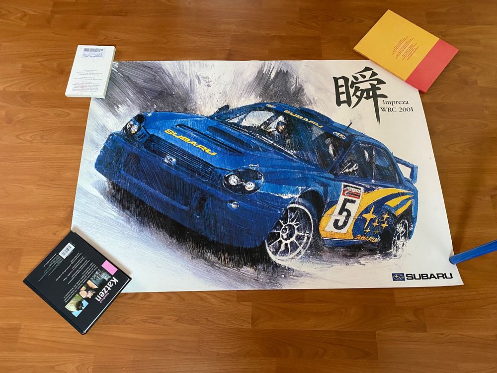 Poster Subaru impreza WRC 2001 (Gebraucht) in Balsthal für CHF 1 – mit ...