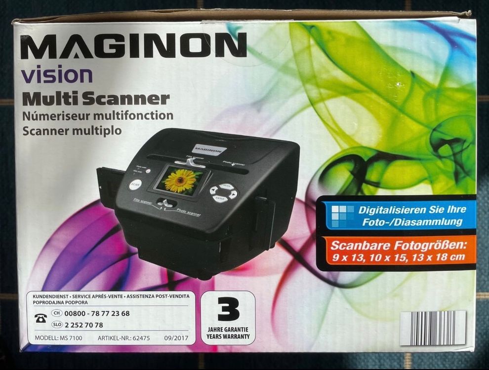 MULTI SCAN 3 in 1 für Dias, Fotos, Negative Maginon MS 7100 | Kaufen ...