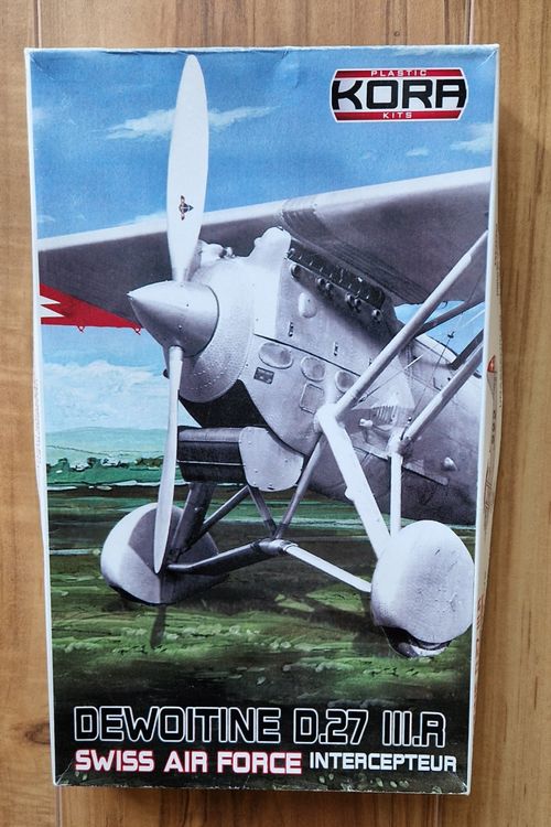 Kora 1/72 Dewoitine D.27 III.R Swiss Air Force neu, selten | Acheter sur Ricardo