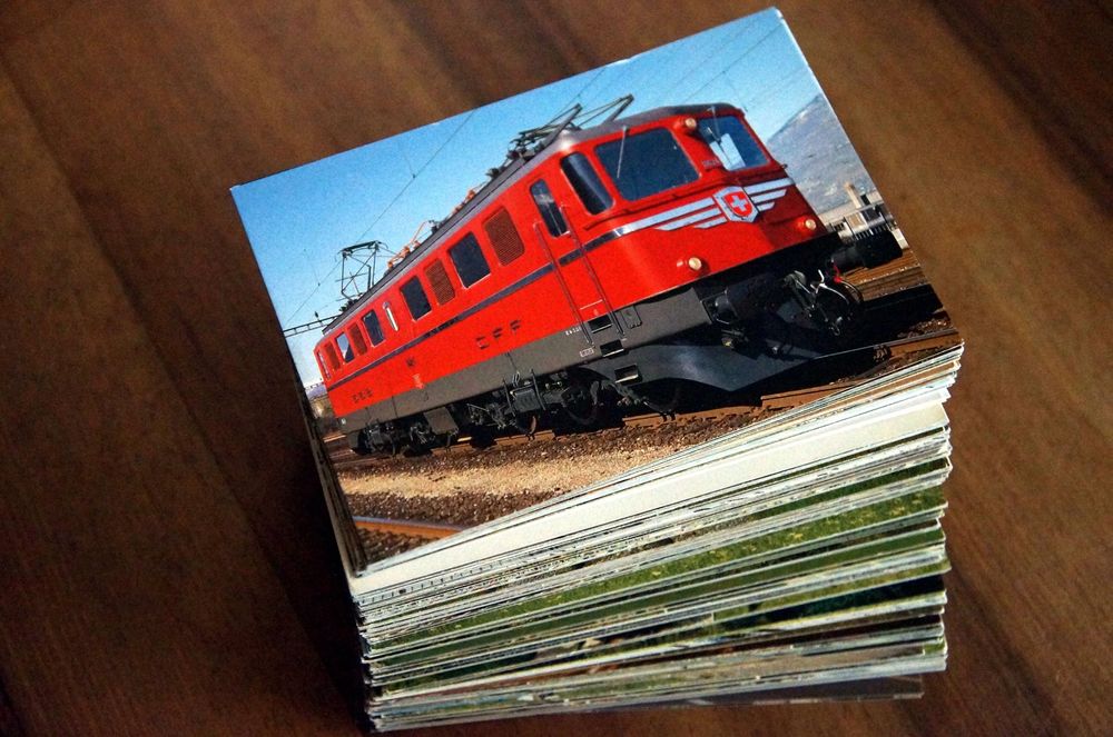 200 verschiedene Eisenbahn-Ansichtskarten Schweiz | Kaufen auf Ricardo