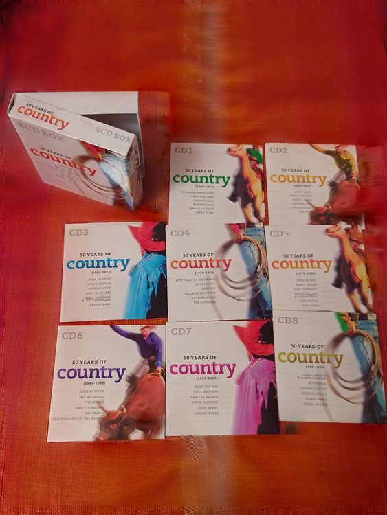 50 Years Of Country Sammlung Box mit 8 CDs (Gebraucht) in Steffisburg ...