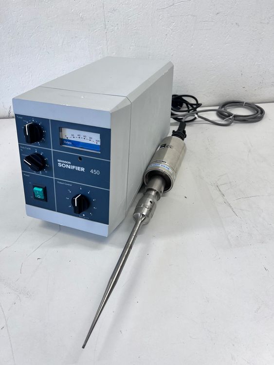 Branson Sonifier 450 & 102C Transducer, Tapped Bio Hord (Gebraucht) in ...