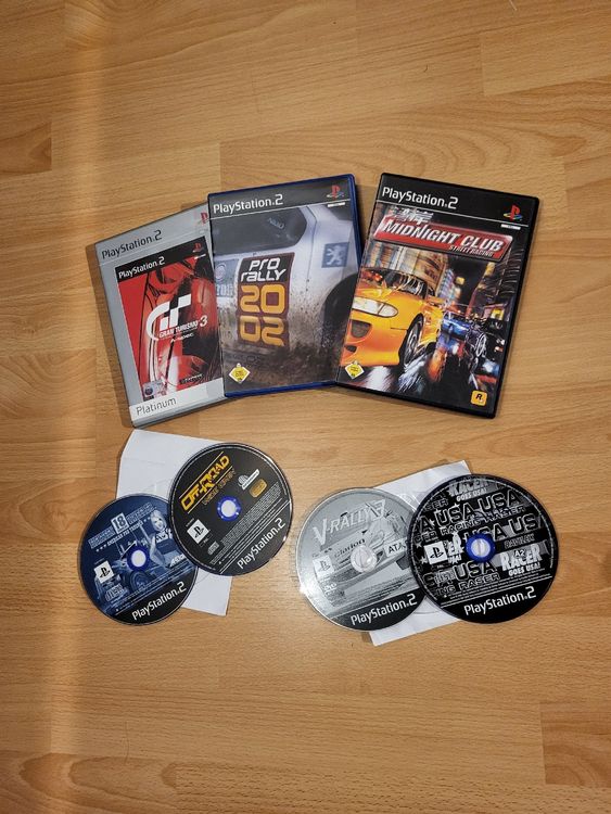 7 PS2 Rennspiele: GT3, Pro Rally, usw. (Gebraucht) in Schaffhausen für ...