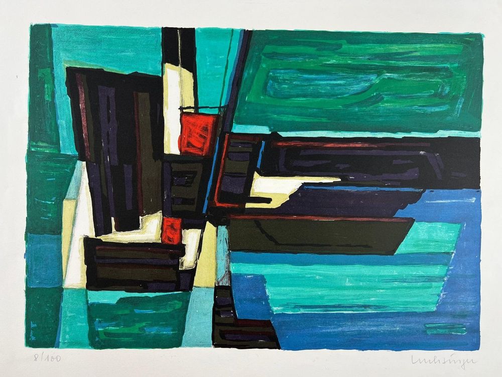 Ernst Luchsinger Lithographie handsigniert nummeriert (Gebraucht) in ...