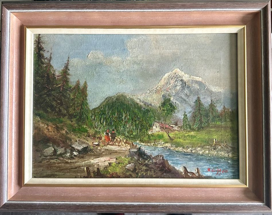 Gemälde des Oberwalliser Malers Adolf Brigger (1927 - 2006) (Gebraucht ...