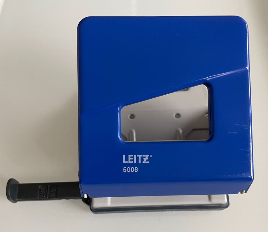Leitz (Original) Büro-Locher, blau, A4-A6 inkl. US (Gebraucht) in ...