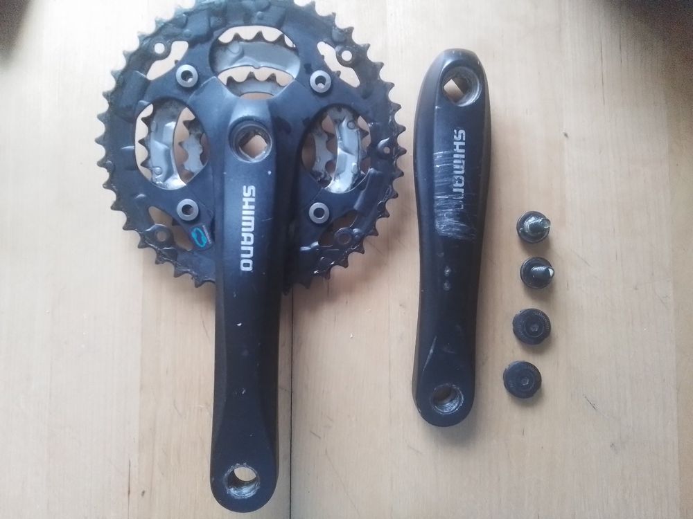 SHIMANO Kurbelgarnitur FC-M341 3-fach 175 mm | Kaufen auf Ricardo