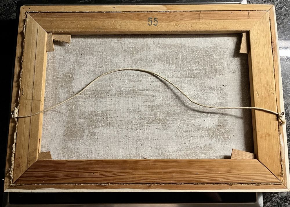 Schönes Gemälde von Roger Kathy (1934 Löwen - 1979 Küttigen) (Gebraucht ...