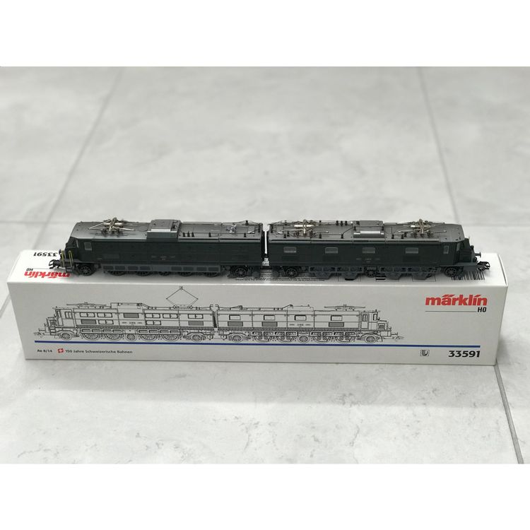 MÄRKLIN H0 E-LOK 33591 - 150 J. SCHWEIZERISCHE BAHNEN (Neu (gemäss Beschreibung)) in Hugelshofen ...