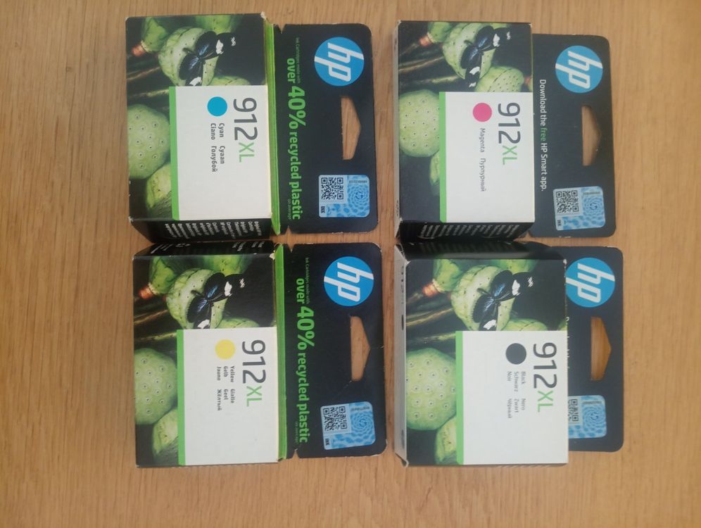 HP Tinte 912XL c/m/y/bk | Kaufen auf Ricardo