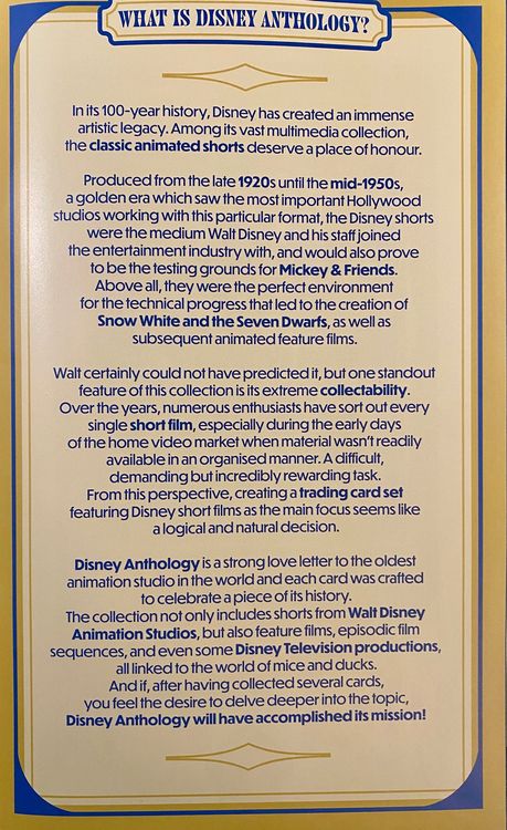 Disney Anthology The Old Mill 35/110 Base Card (Gebraucht) in Kriens ...