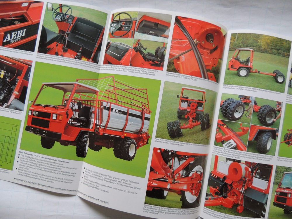 AEBI TP 47 S Transporter 1990 Prospekt (Gebraucht) in Zuzwil SG für CHF 27 – mit Lieferung auf ...