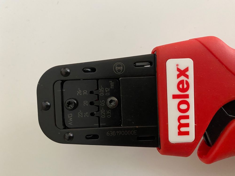 Spezial Crimpzange Molex Type 4D / 638190000 (Neu und originalverpackt ...