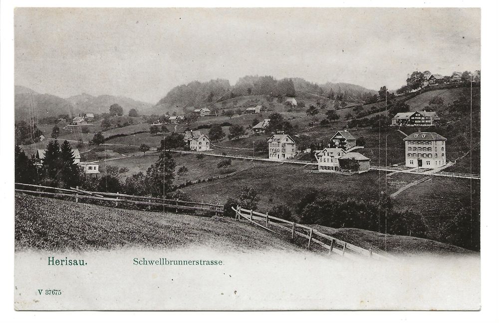 Herisau (AR) Schwellbrunnerstrasse - echte Foto-AK - um 1915 | Kaufen auf Ricardo