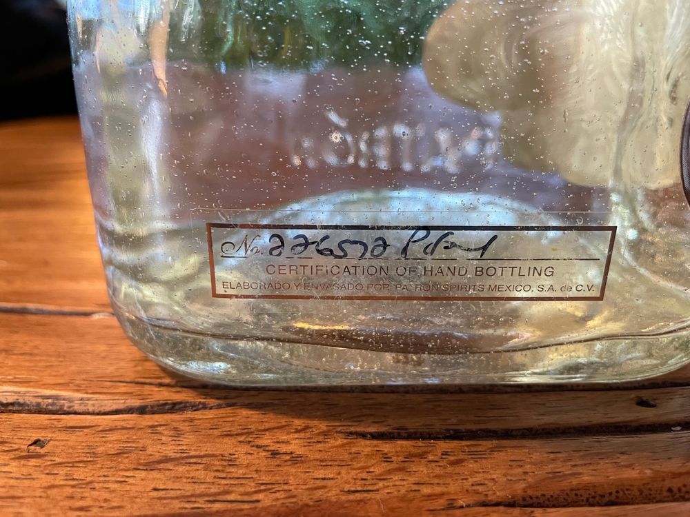 Patron Silver Tequila - 1 Liter - Spezial Design (Neu (gemäss ...