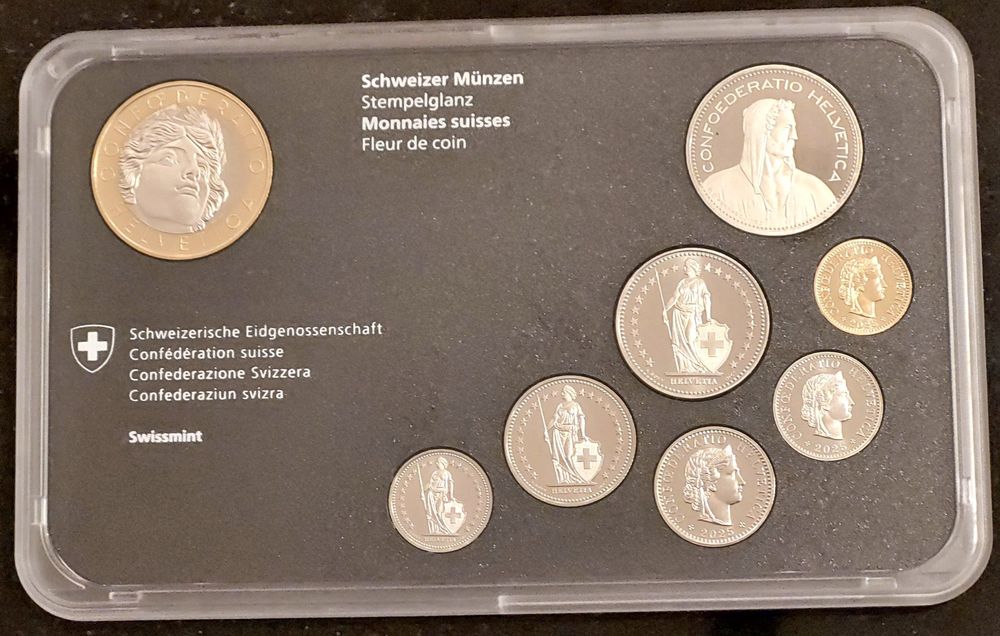 CH - Münzsatz 2025 stgl (Neu (gemäss Beschreibung)) in Arch für CHF 64 – mit Lieferung auf ...