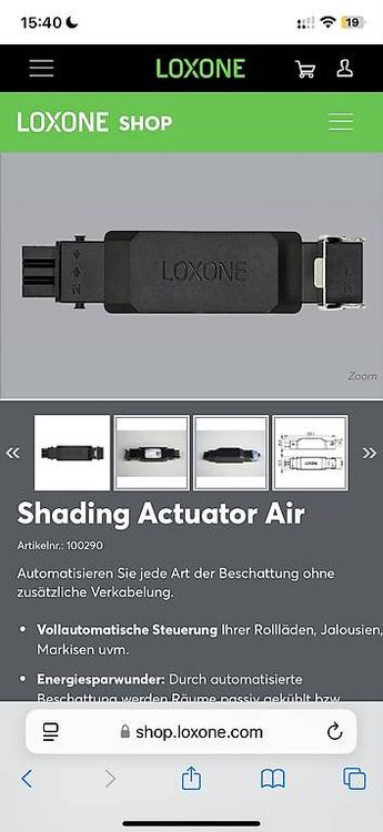 Loxone Shading Actuator (Gebraucht) in Dussnang für CHF 100 – mit ...