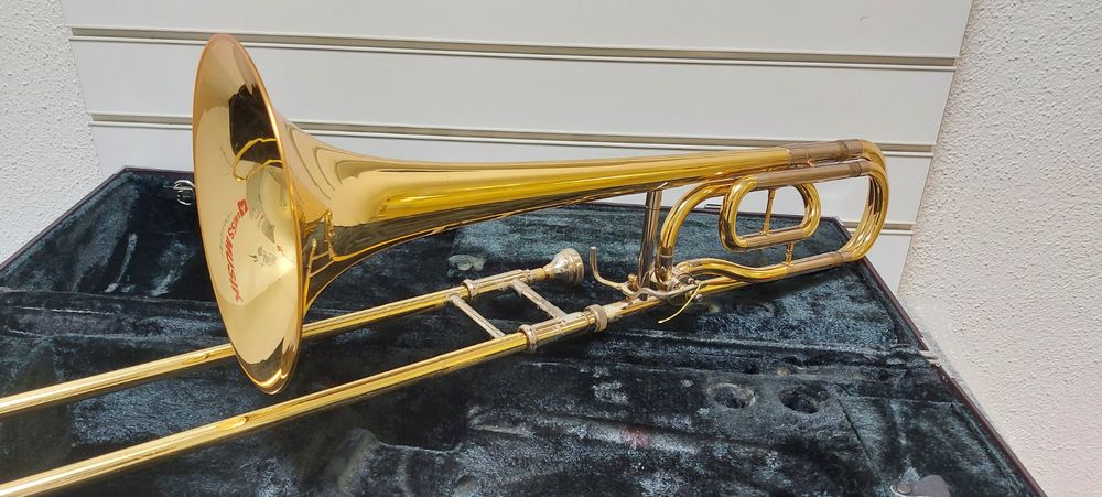 Yamaha Posaune YSL 646 mit Quartventil goldfarbe,inkl.koffer (Gebraucht) in Glattbrugg für CHF ...