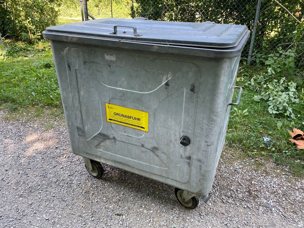 Ochsner Kehrichtcontainer Kehricht - Container 800L Verzinkt | Kaufen auf Ricardo