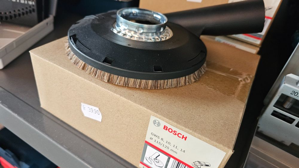 Bosch Absaughaube mit Bürstenkranz für 115/125 mm (Neu und ...