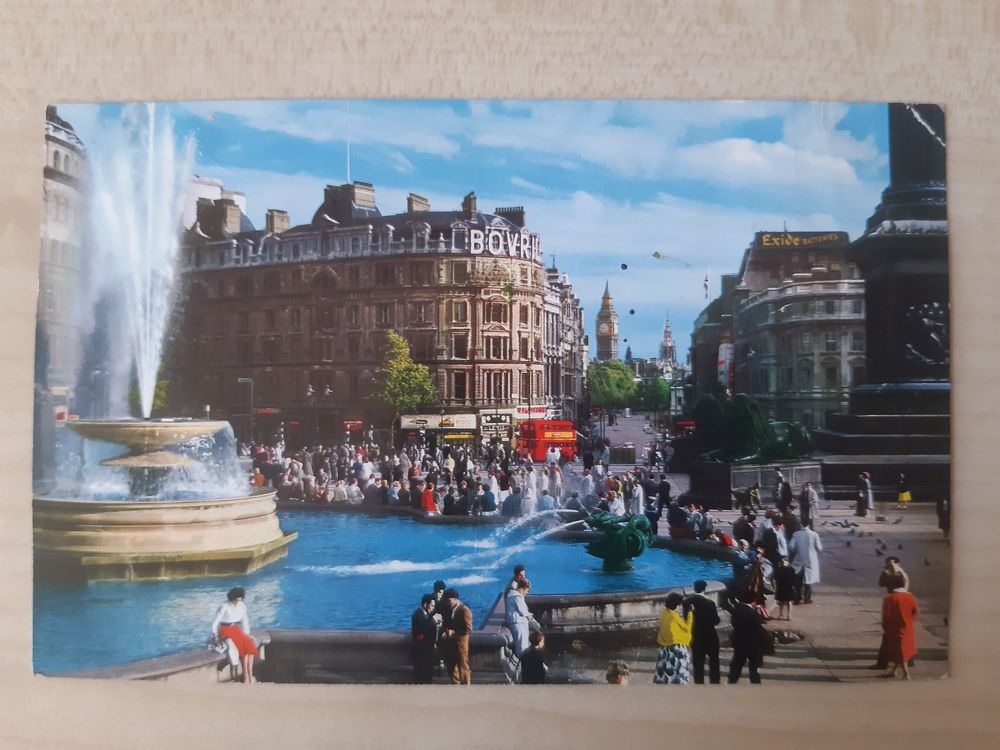 Vintage Postkarte Trafalgar Square London 1964 (Gebraucht) in Teufen AR ...