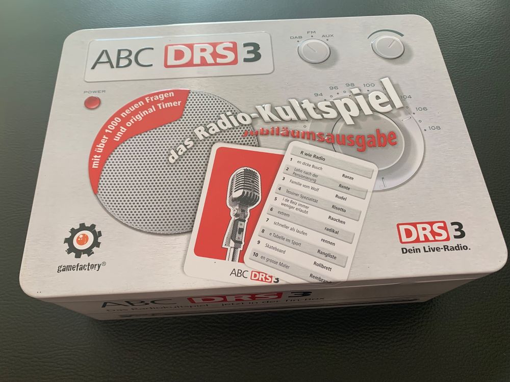 ABC DRS 3 Radio-Kultspiel (in Dosen-Box) (Gebraucht) in Malix für CHF ...