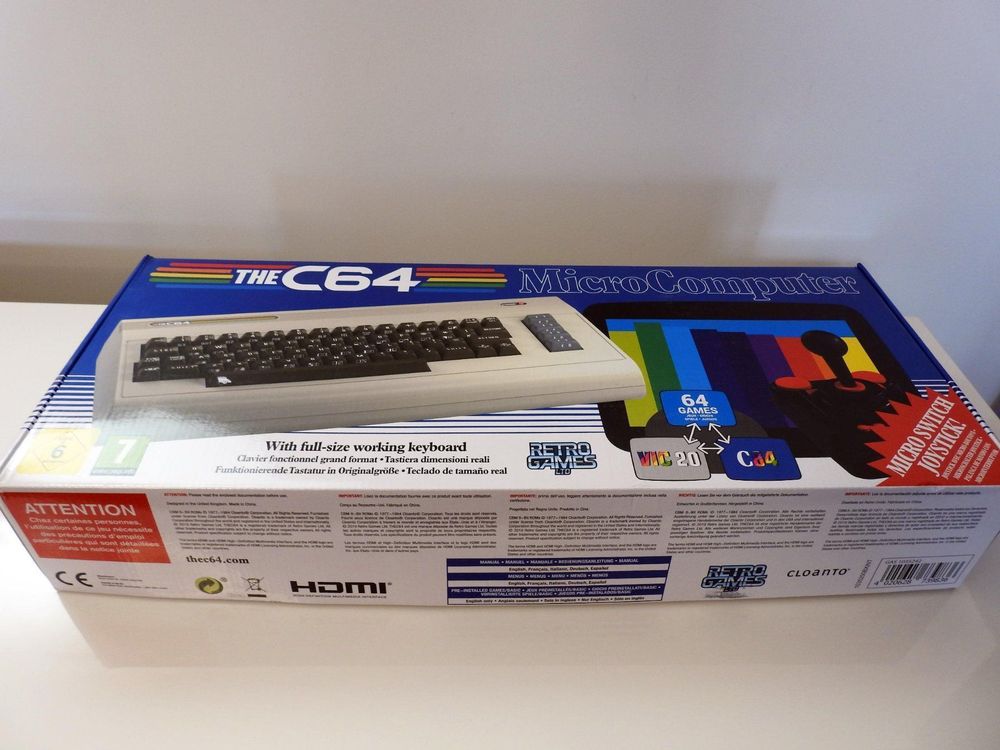 Spielkonsole Retro Games Commodore C64 Maxi Retro Spass Pur | Kaufen ...
