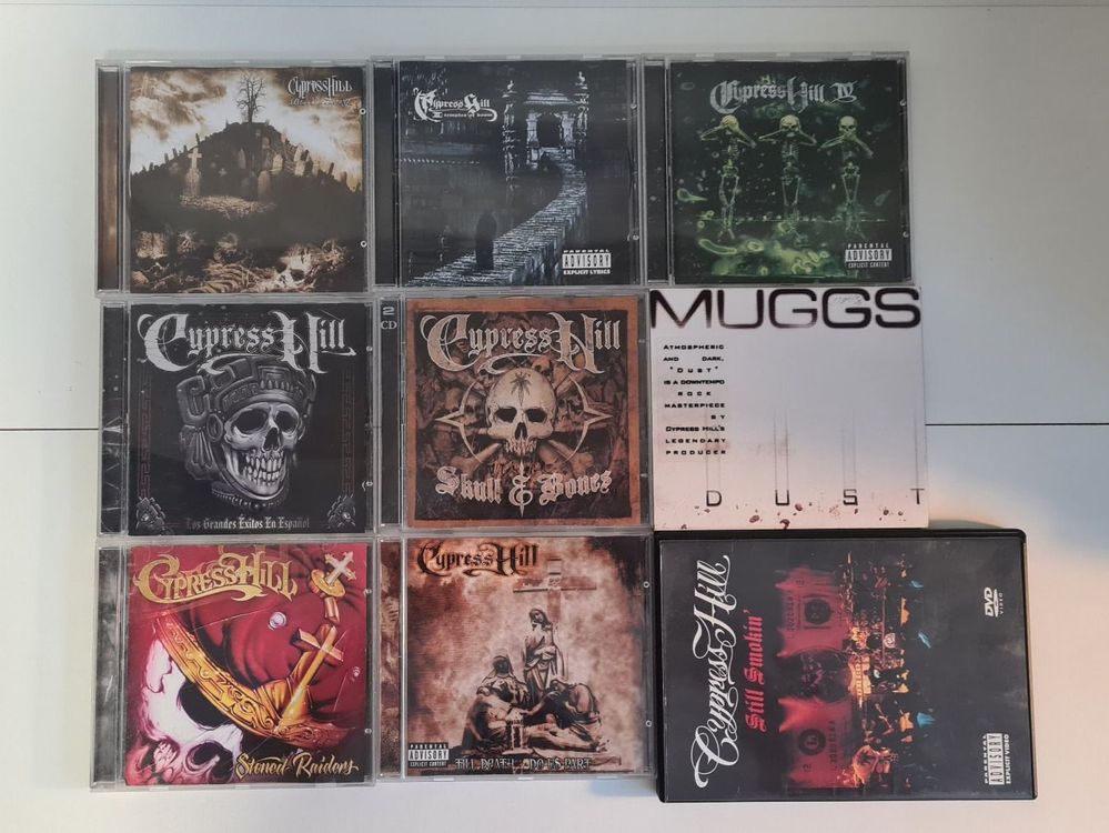 Cypress Hill CD Sammlung 8 Alben & 1 DVD ab 1.- Hip Hop Rap (Defekt) in ...