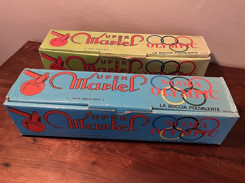Bocce Super Martel Olympic Vintage - Set Completo da Gioco (Gebraucht ...