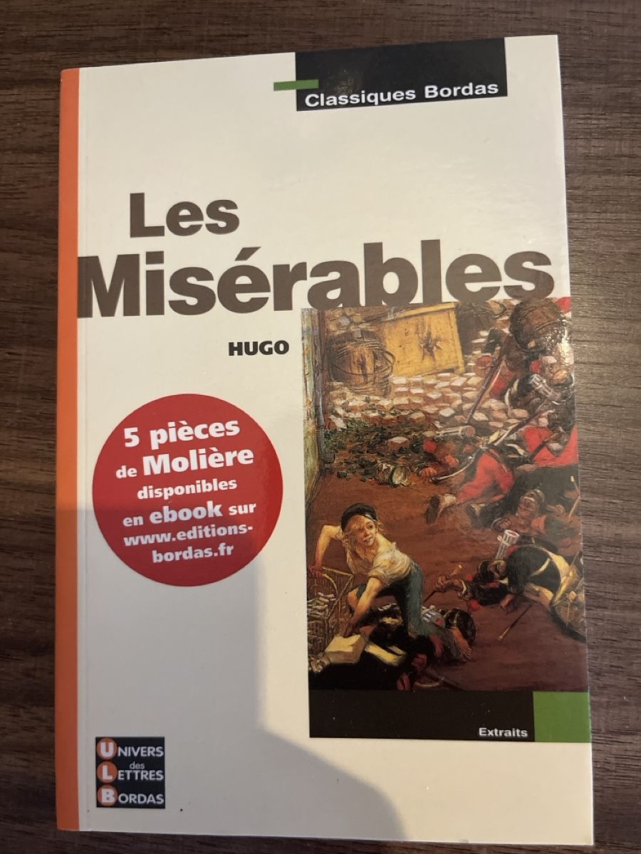 Les Misérables, Victor Hugo, Bordas Classiques 📕 (Neuf (Voir ...