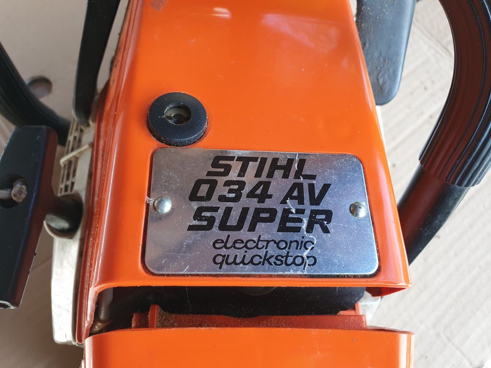 Stihl 034 AV Super electronic quickstop Kettensäge (Gebraucht) in Unterseen für CHF 425 – mit ...