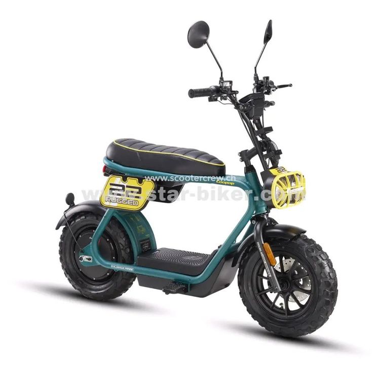 Coopop Rugged Elektro E Scooter Roller City Coco Töff Bike (Neu und ...