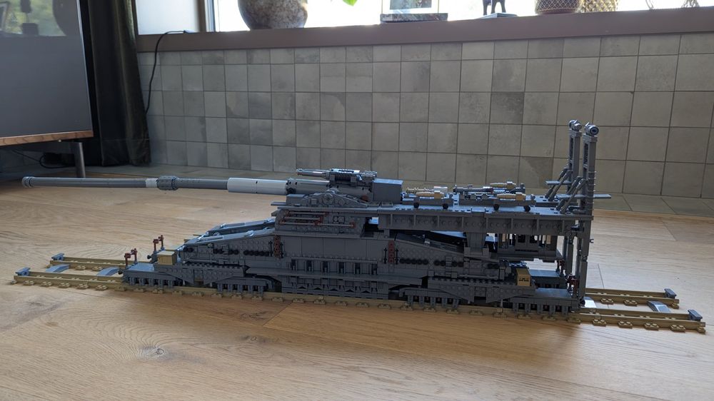 Schwerer Gustav 3846 Teile komplett mit Anleitung kein Lego | Kaufen ...