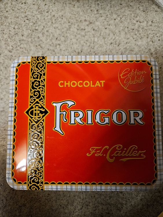 FRIGOR vintage Büchse Cailler Chocolat Jubiläums Edition (Gebraucht) in ...