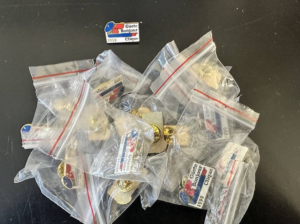 15 x Pins Guete Bonjour Waggis Fasnacht Basel (Neu und originalverpackt ...