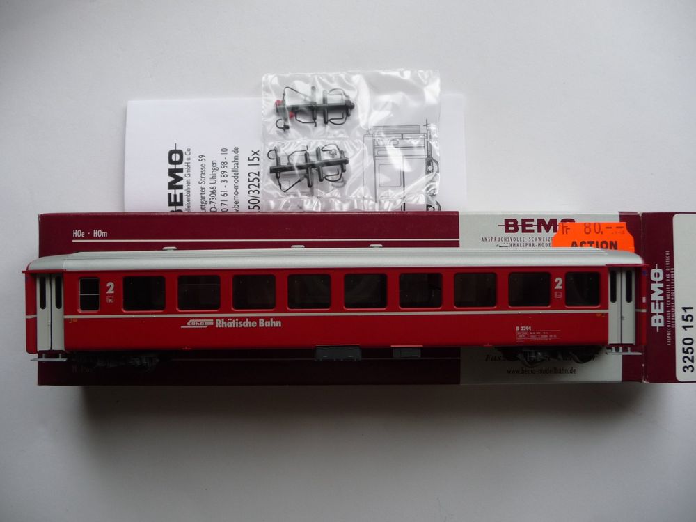 Bemo RhB B 2291 (Neu (gemäss Beschreibung)) in Birmensdorf ZH für CHF ...