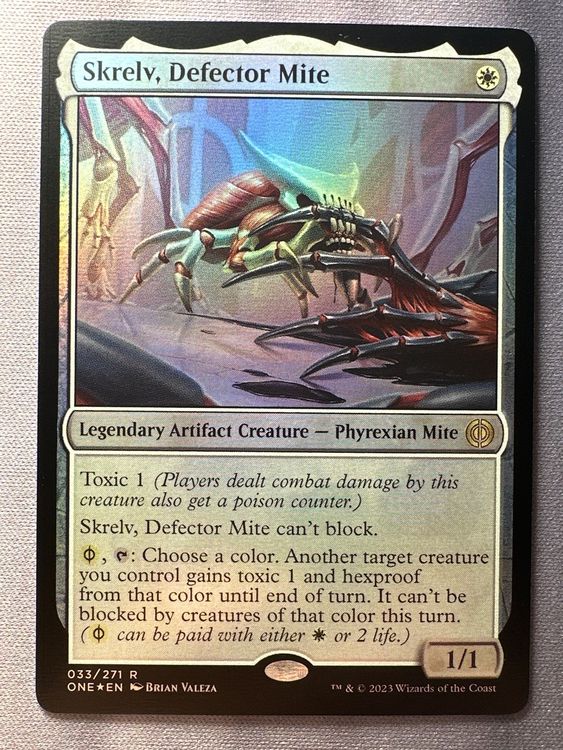 Skrelv, Defector Mite FOIL 033/271Phyrexia ONE (Neu (gemäss ...