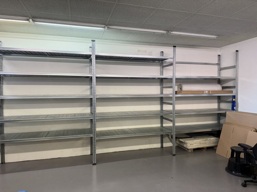 METAL SYSTEM Lagerregal 250x180cm x 60cm x 3 Stück = 540cm (Gebraucht ...