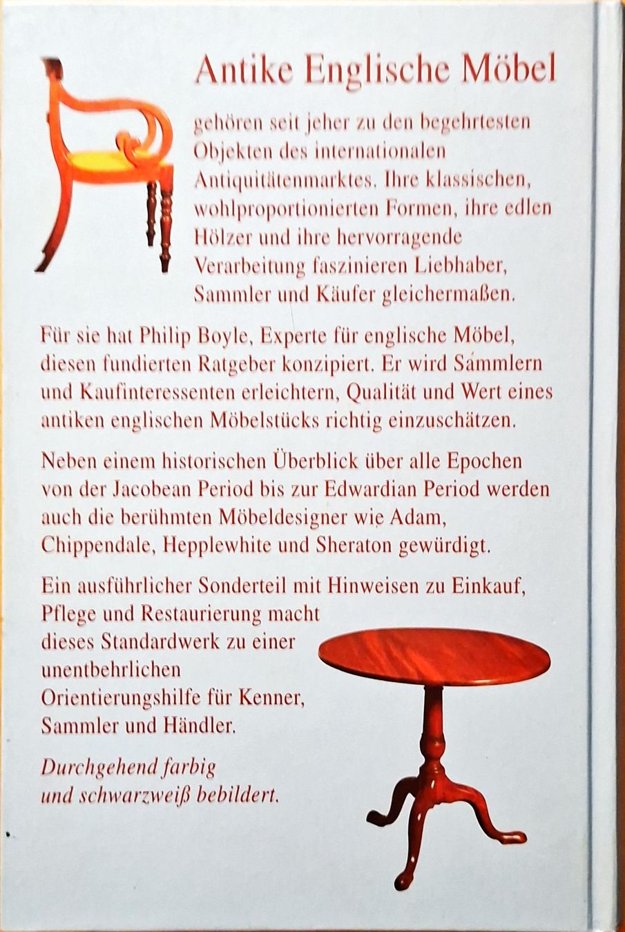 Philip Boyle Englische Möbel, Jacobean bis Edwardian (Neu (gemäss ...
