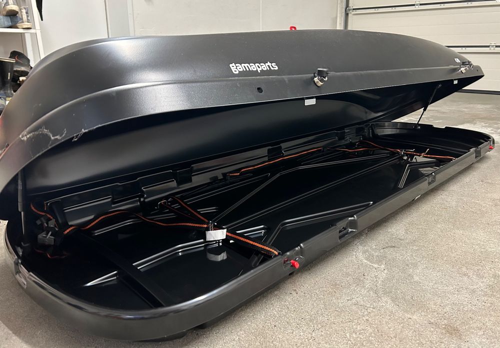 Gamaparts Dachbox 470l schwarz matt Ganz neu! (Neu (gemäss Beschreibung ...