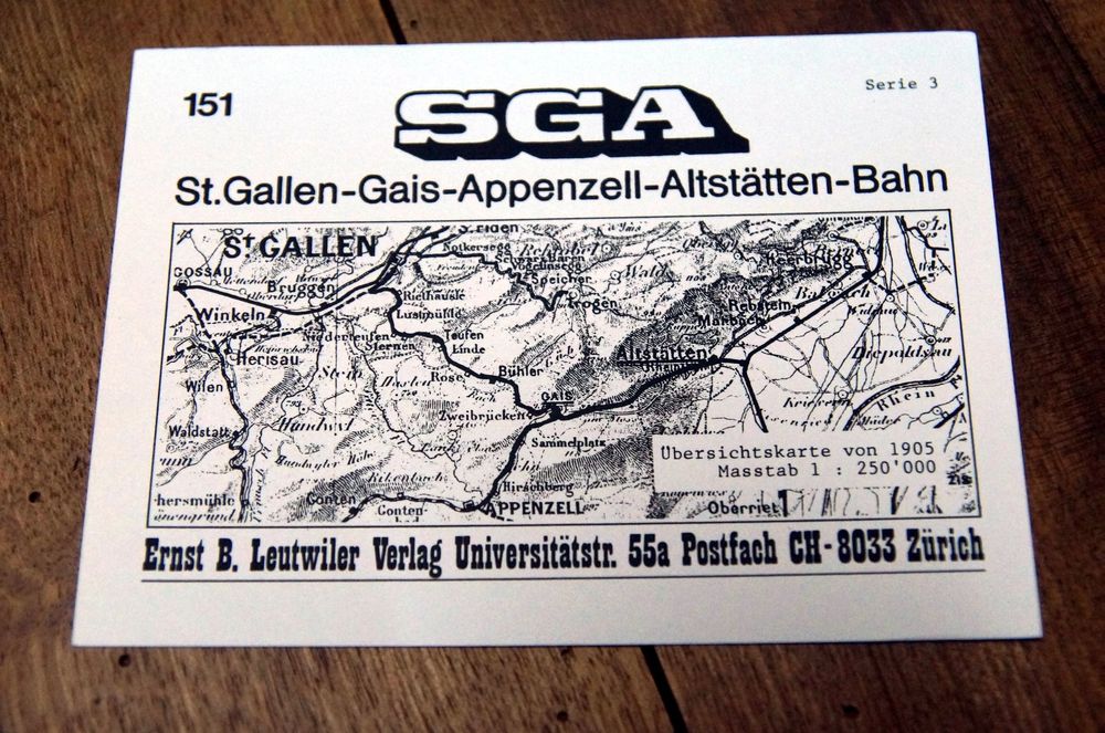 151 SGA 3 - Ernst B. Leutwiler - AK-Serie (Gebraucht) in Schönenwerd für CHF 20 – mit Lieferung ...